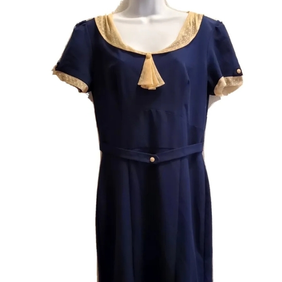 Stop Staring | Dresses | Stop Staring Alicia Estrada Raileen Navy Retro ...